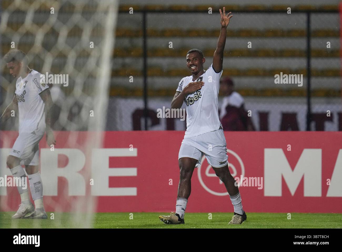 Cuiabano of Brazil's Botafogo celebrates scoring his side's second goal ...