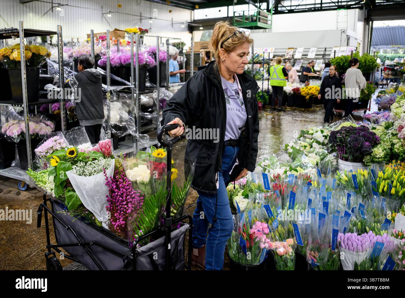Sydney, Australia. 07th May, 2025. Florists are seen with a variety of ...