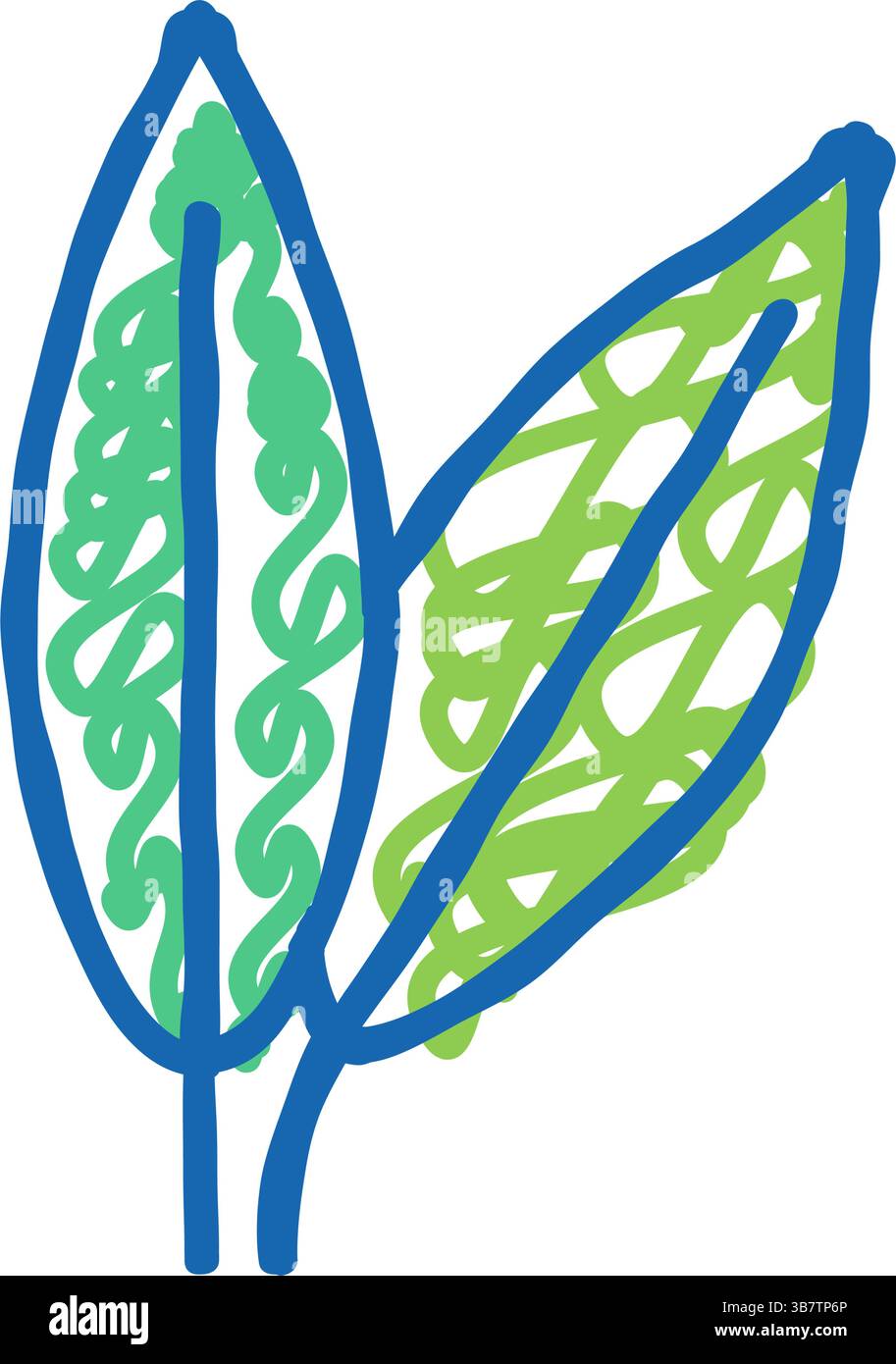 cherry leaf icon doodle illustration Stock Vector Image & Art - Alamy