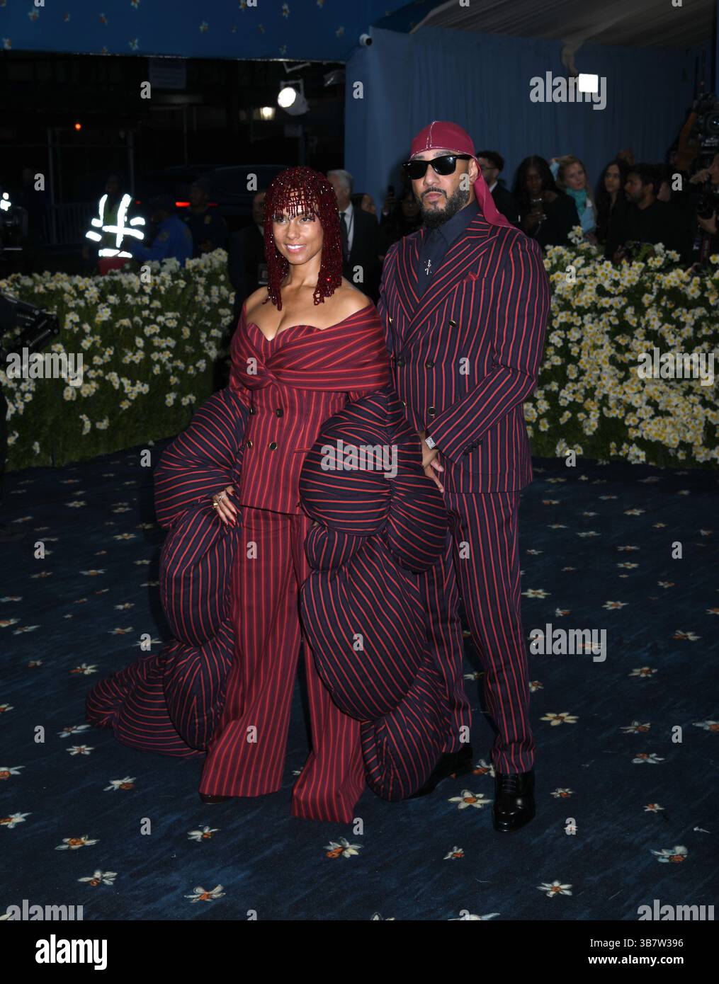 May 5, 2025, New York, Ny, United States: Alicia Keys and Swizz Beatz ...
