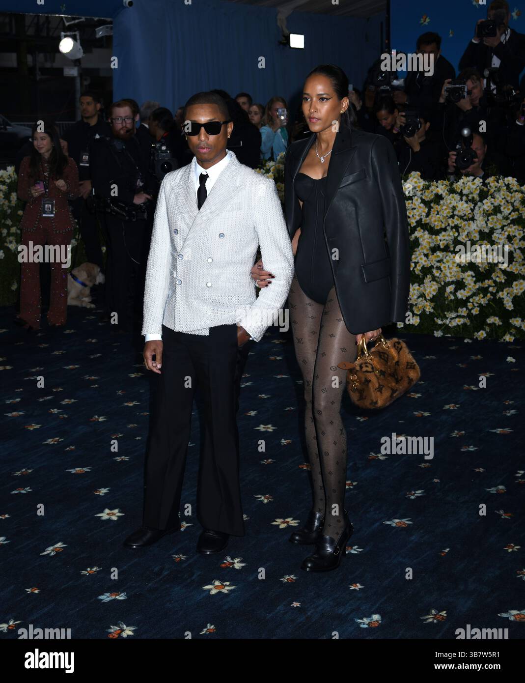May 5, 2025, New York, Ny, United States: Pharrell Williams and Helen ...