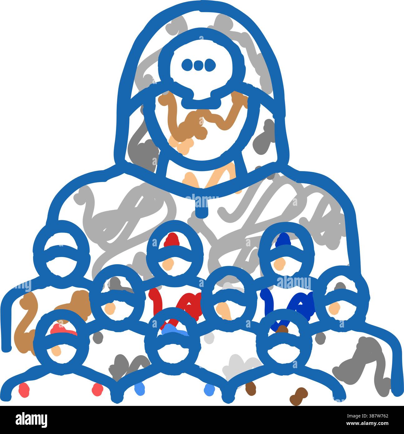 sect religious icon doodle illustration Stock Vector Image & Art - Alamy