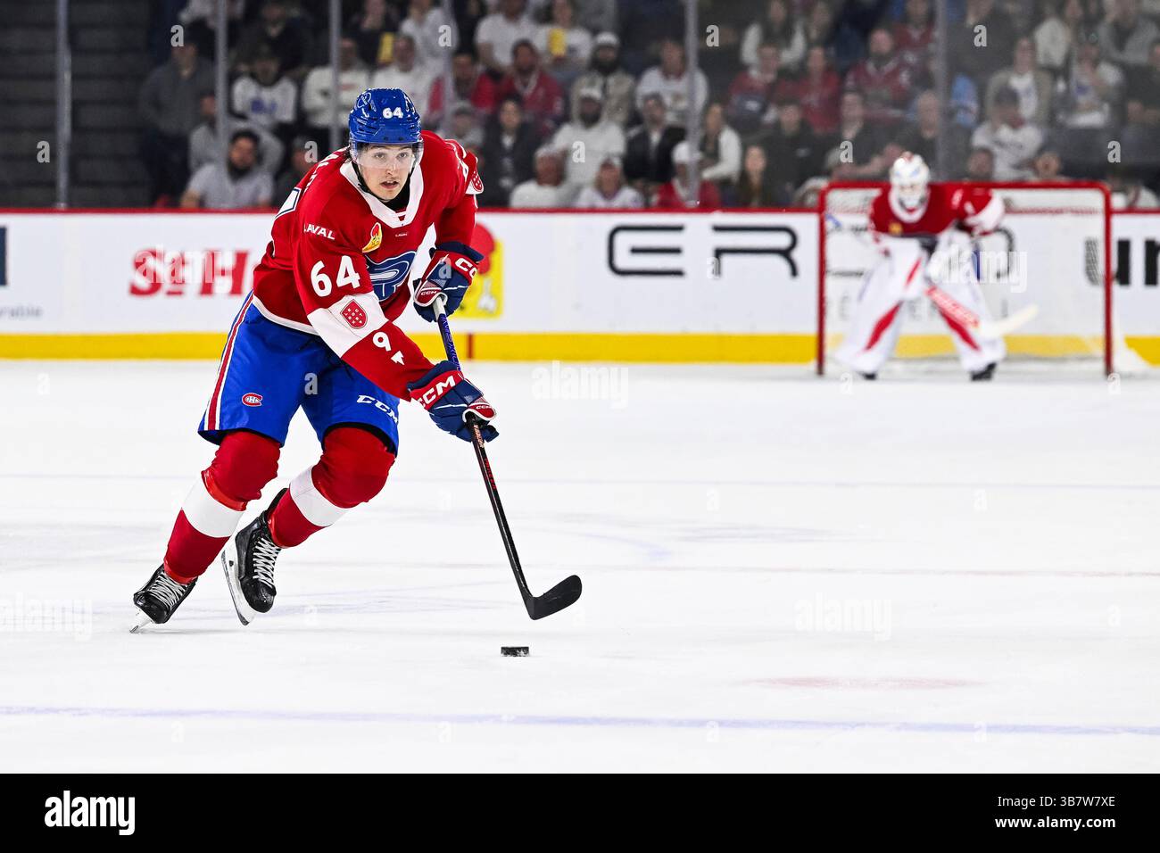 LAVAL, QC - MAY 06: Laval Rocket defenceman David Reinbacher (64 ...