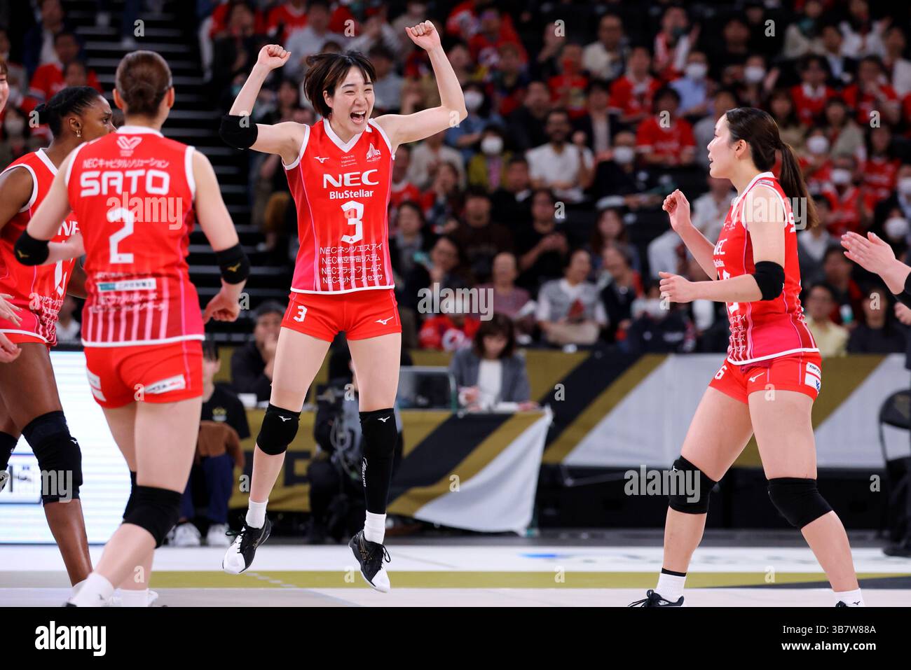 Shiori Tsukada (NEC), MAY 2, 2025 - Volleyball : 2024-25 SV.LEAGUE Women Championship Finals ...