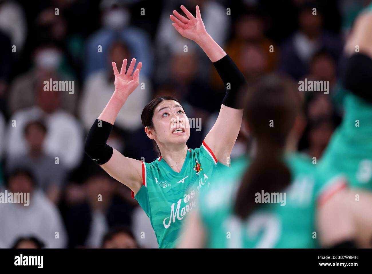 Tokyo, Japan. 2nd May, 2025. Mizuki Tanaka () Volleyball : 2024-25 SV.LEAGUE Women Championship ...