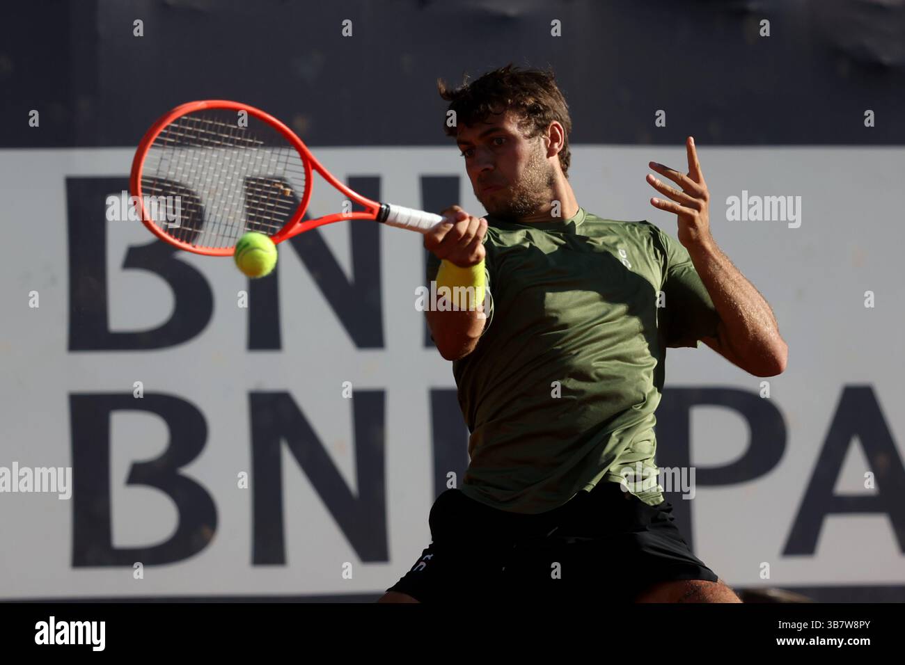 Flavio Cobolli ranking 34 during the training session at the ...
