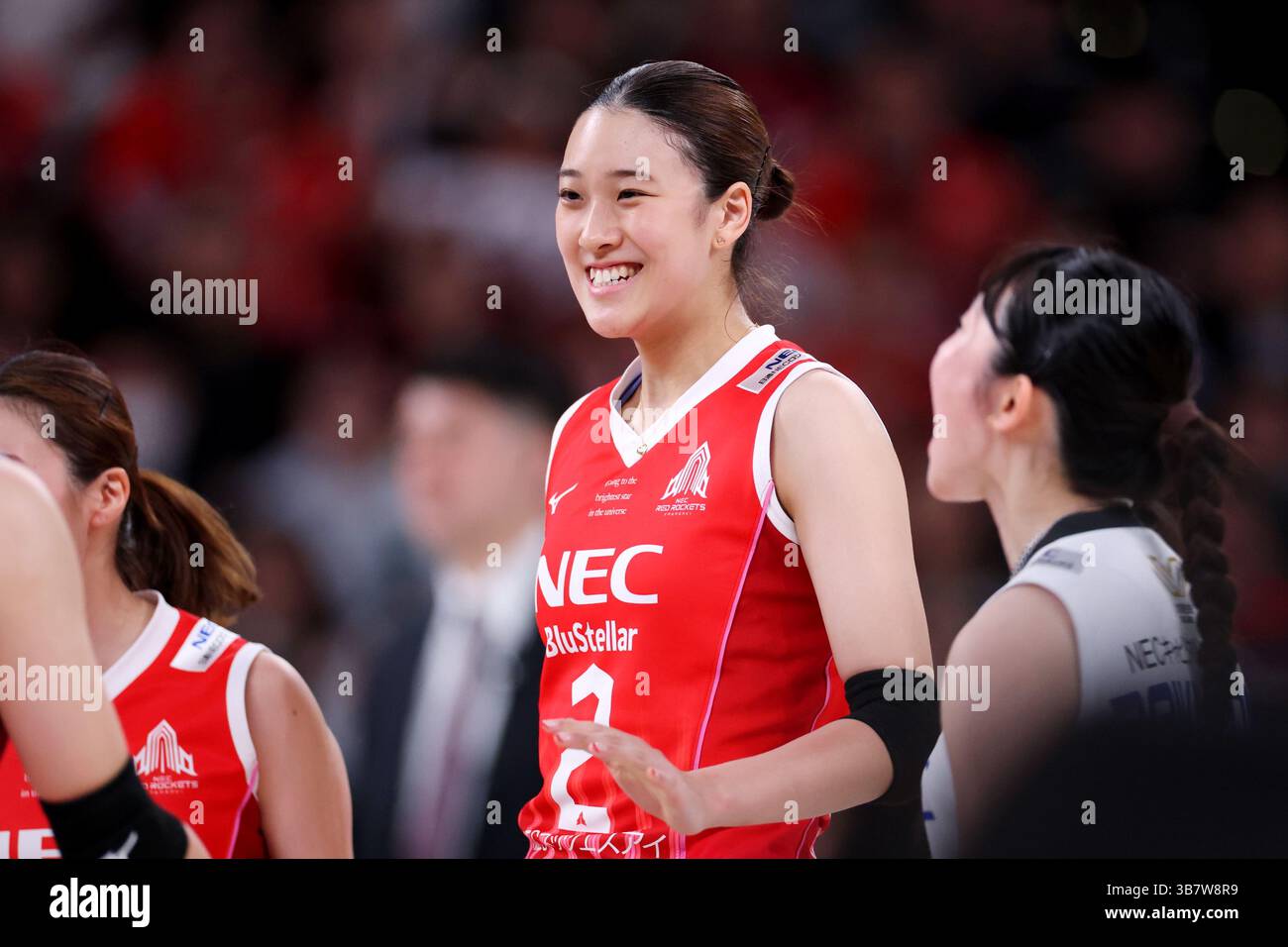 Tokyo, Japan. 2nd May, 2025. Yoshino Sato (NEC) Volleyball : 2024-25 SV.LEAGUE Women ...