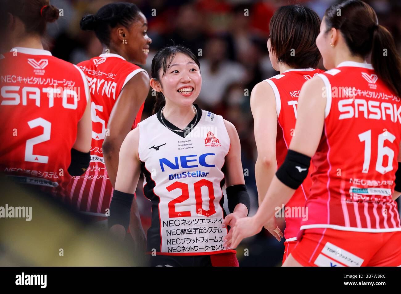 Tokyo, Japan. 2nd May, 2025. Sayaka Daikuzono (NEC) Volleyball : 2024-25 SV.LEAGUE Women ...