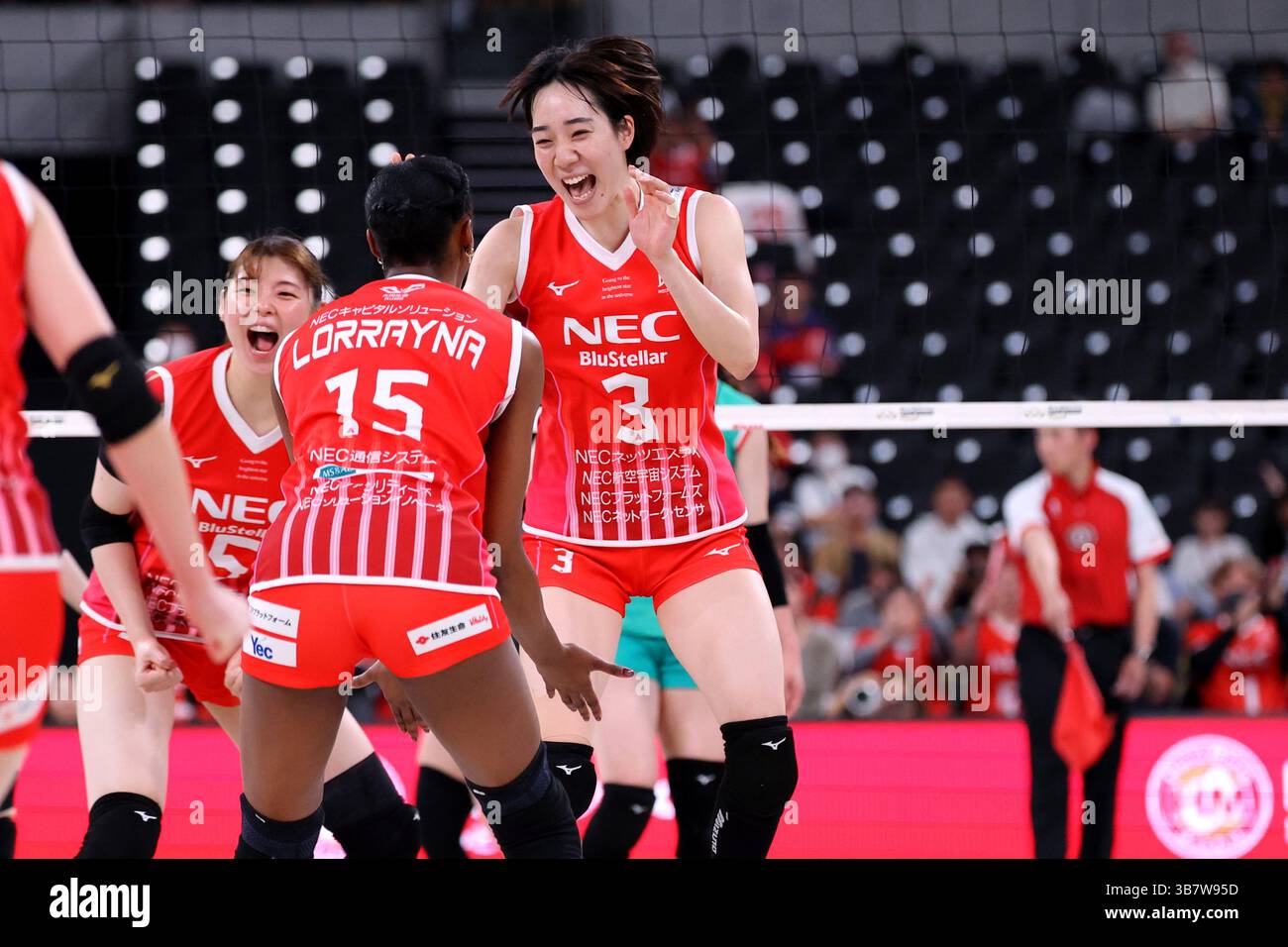 Tokyo, Japan. 2nd May, 2025. Shiori Tsukada (NEC) Volleyball : 2024-25 SV.LEAGUE Women ...