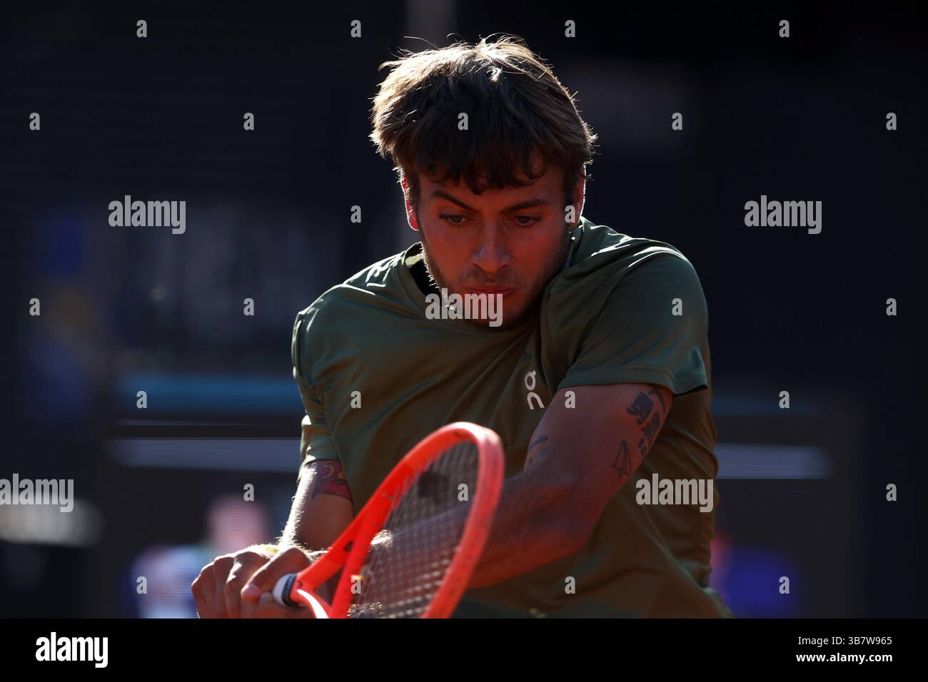Rome, Italy. 06th May, 2025. Flavio Cobolli ranking 34 during the ...