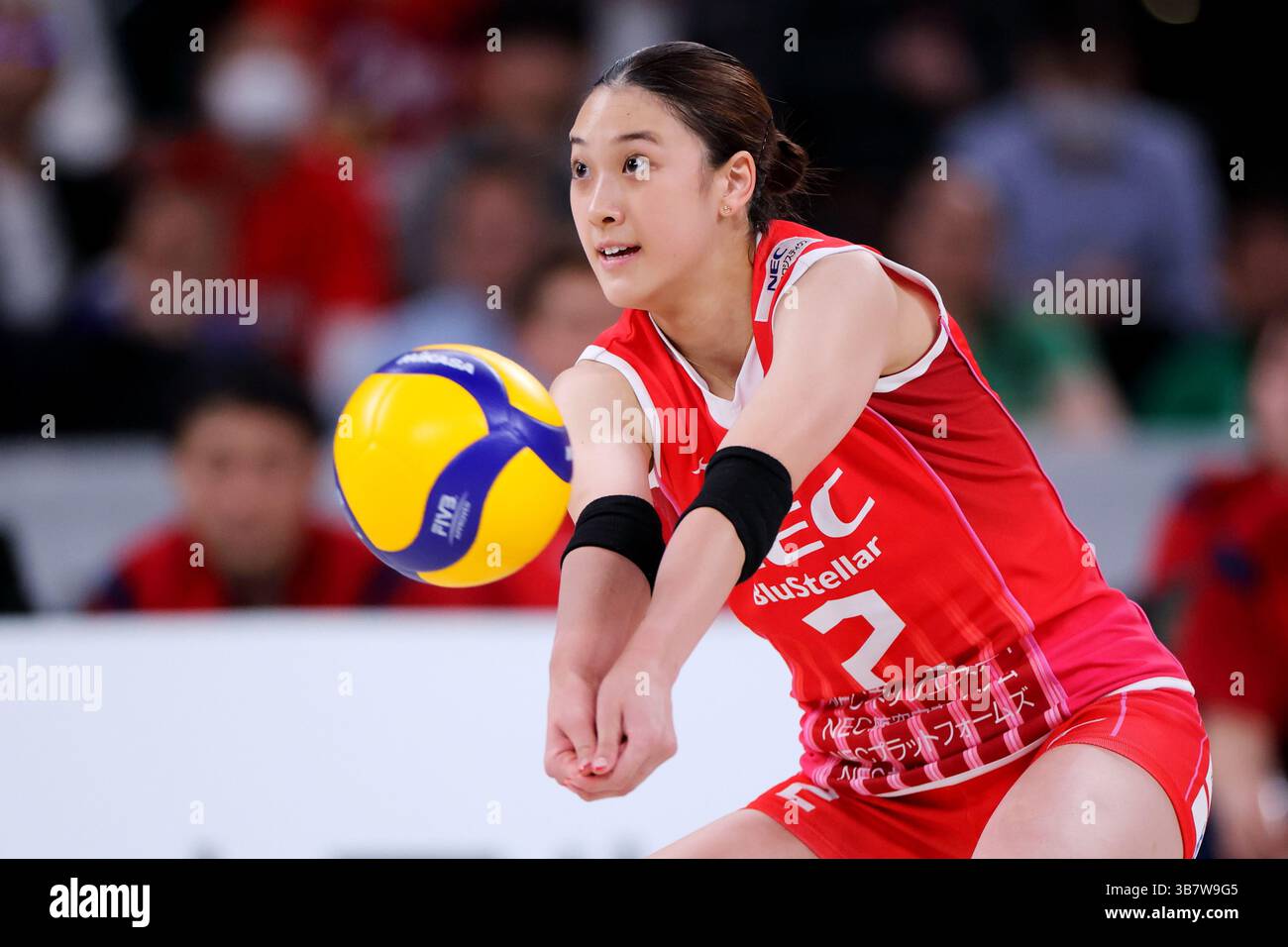 Tokyo, Japan. 2nd May, 2025. Yoshino Sato (NEC) Volleyball : 2024-25 SV.LEAGUE Women ...