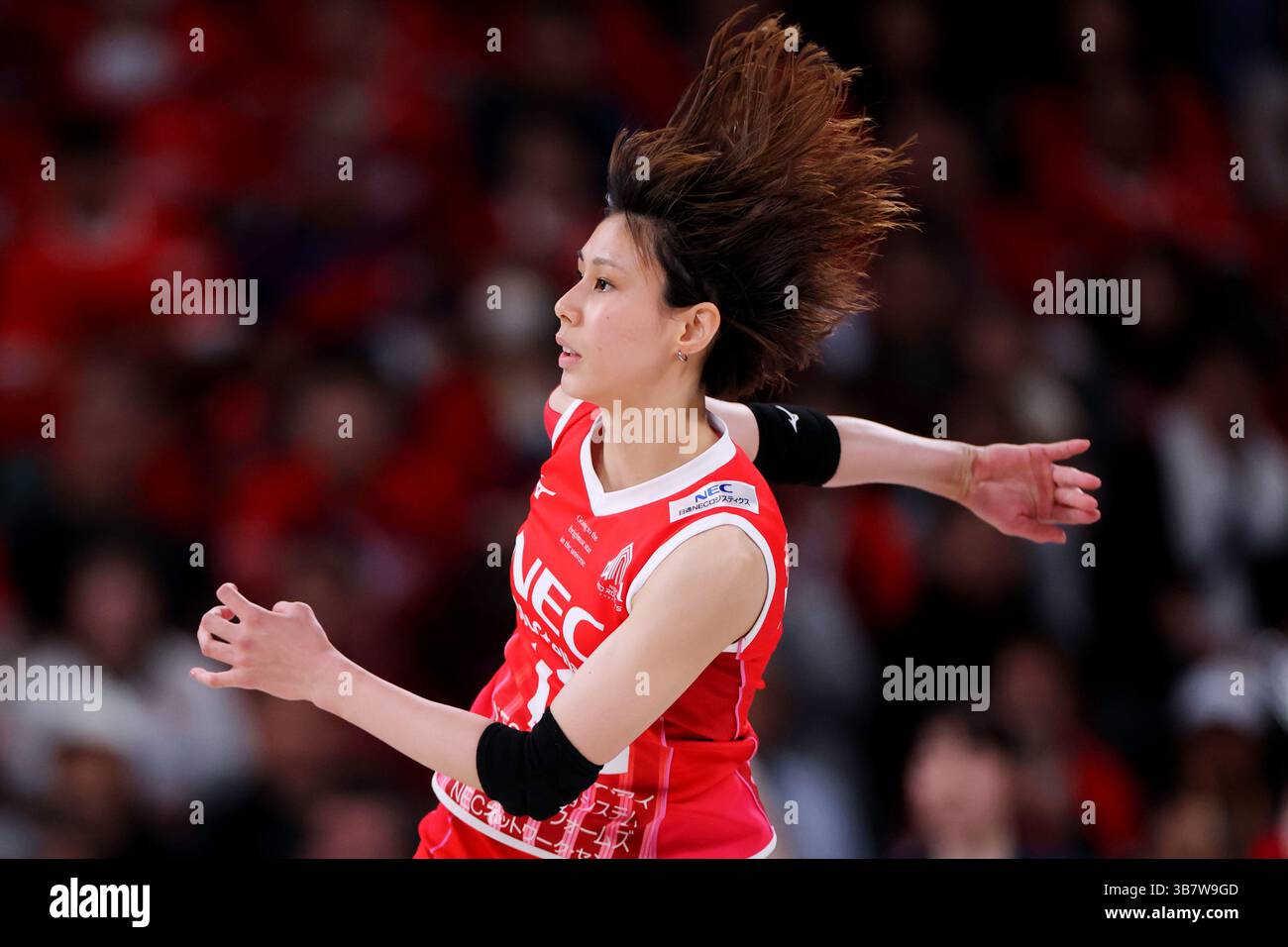 Tokyo, Japan. 2nd May, 2025. Yukiko Wada (NEC) Volleyball : 2024-25 SV.LEAGUE Women Championship ...