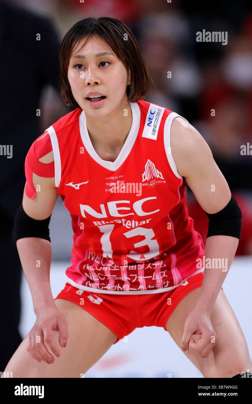 Tokyo, Japan. 2nd May, 2025. Yukiko Wada (NEC) Volleyball : 2024-25 SV.LEAGUE Women Championship ...