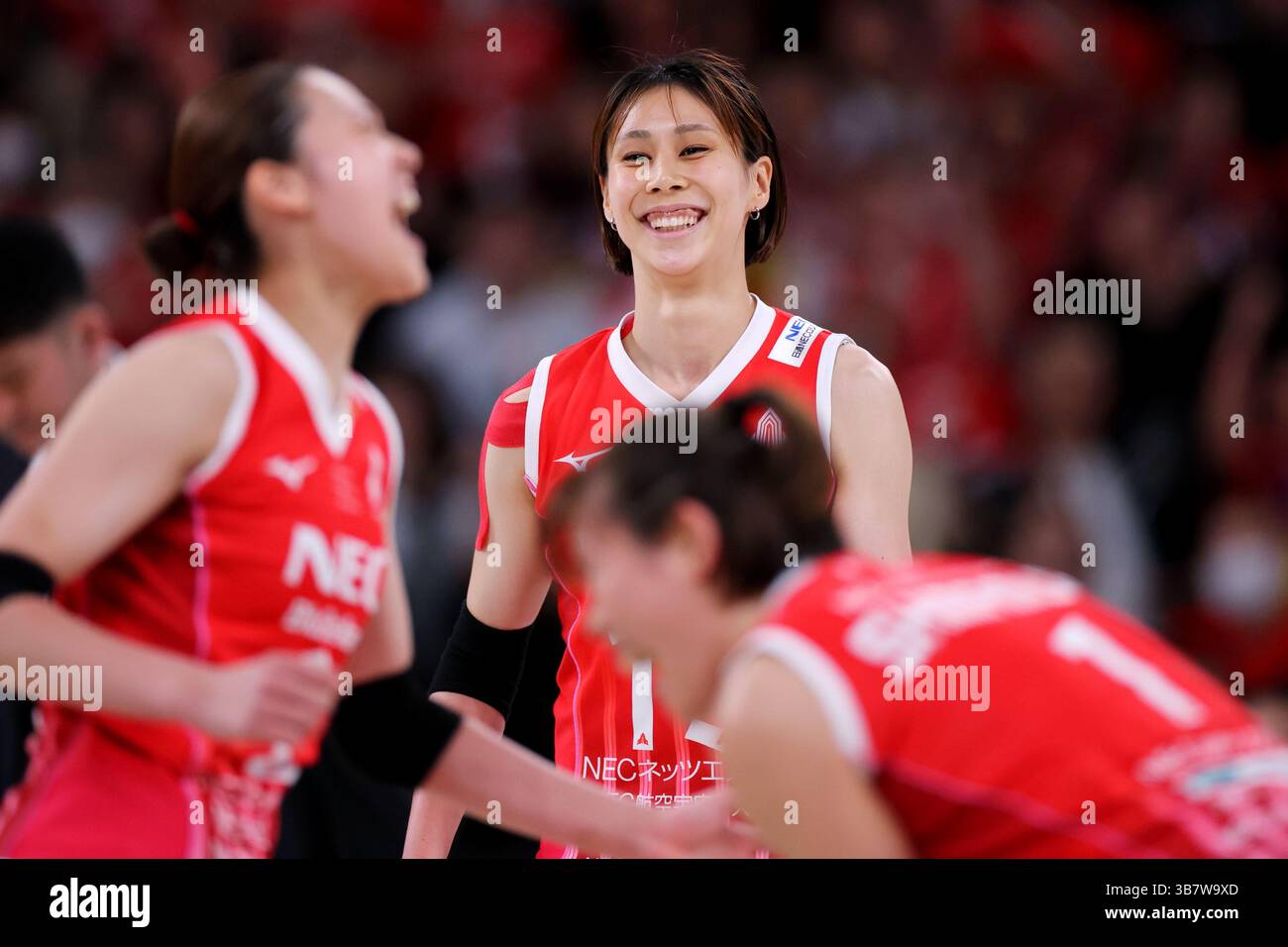 Tokyo, Japan. 2nd May, 2025. Yukiko Wada (NEC) Volleyball : 2024-25 SV.LEAGUE Women Championship ...