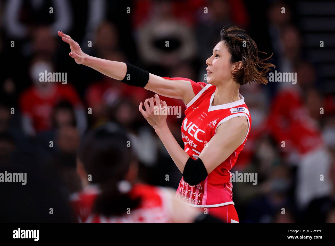 Tokyo, Japan. 2nd May, 2025. Yukiko Wada (NEC) Volleyball : 2024-25 SV.LEAGUE Women Championship ...