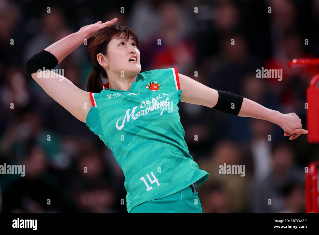 Tokyo, Japan. 2nd May, 2025. Haruka Oyama () Volleyball : 2024-25 SV.LEAGUE Women Championship ...