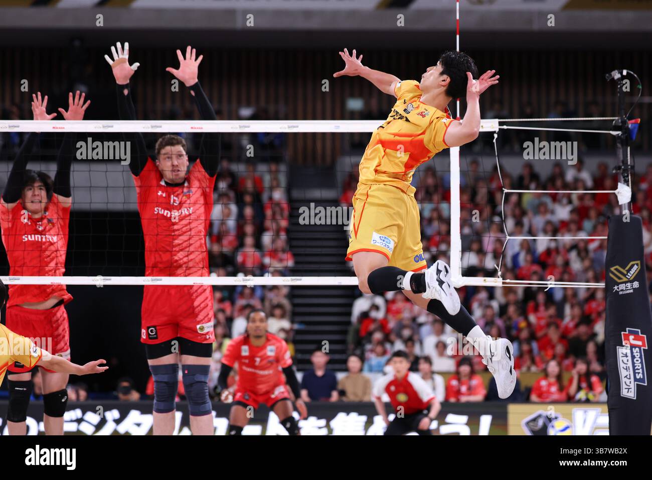 Tokyo, Japan. 3rd May, 2025. Kento Miyaura () Volleyball : 2024-25 SV ...