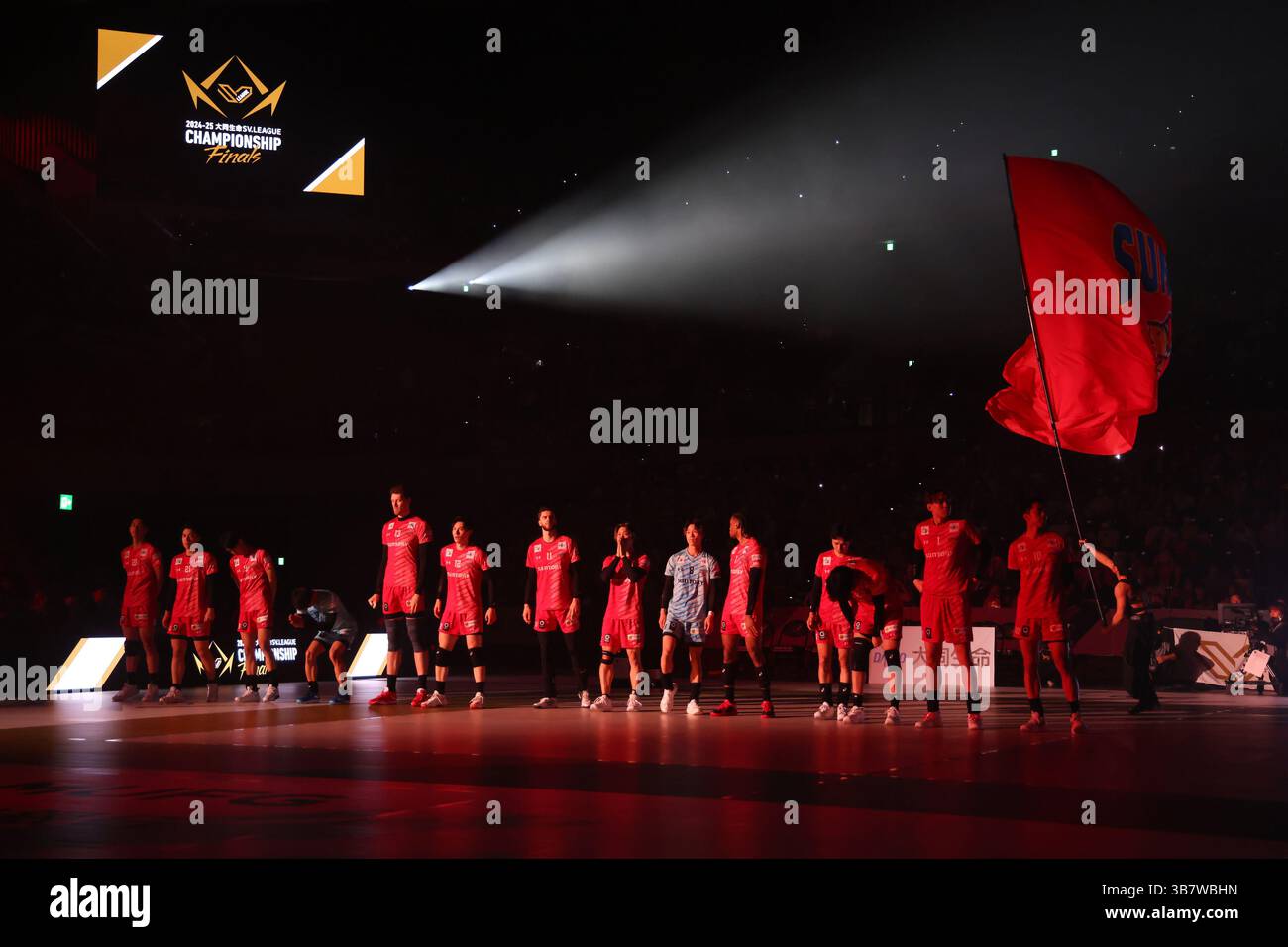 Tokyo, Japan. 3rd May, 2025. Suntory Sunbirds Osaka team group ...