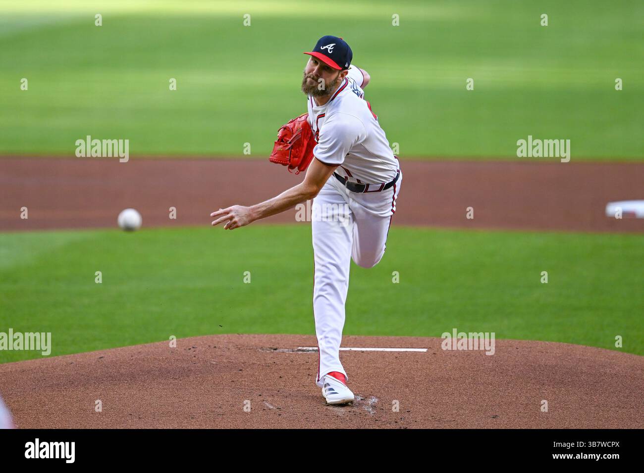 ATLANTA, GA – MAY 06: Atlanta starting pitcher Chris Sale (51) throws a ...