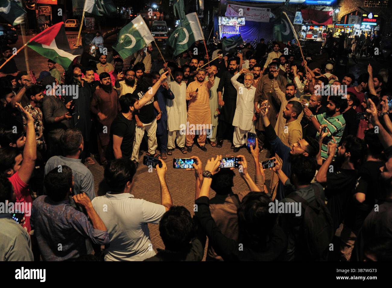 Protesters chant anti-India slogans during demonstration to condemn ...
