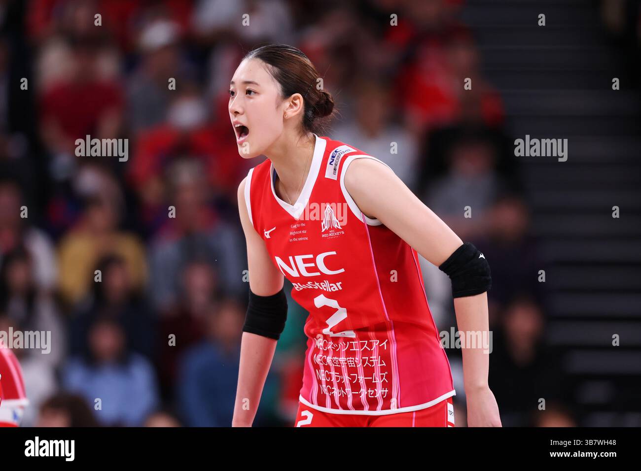 Tokyo, Japan. 3rd May, 2025. Yoshino Sato (NEC) Volleyball : 2024-25 SV.LEAGUE Women ...