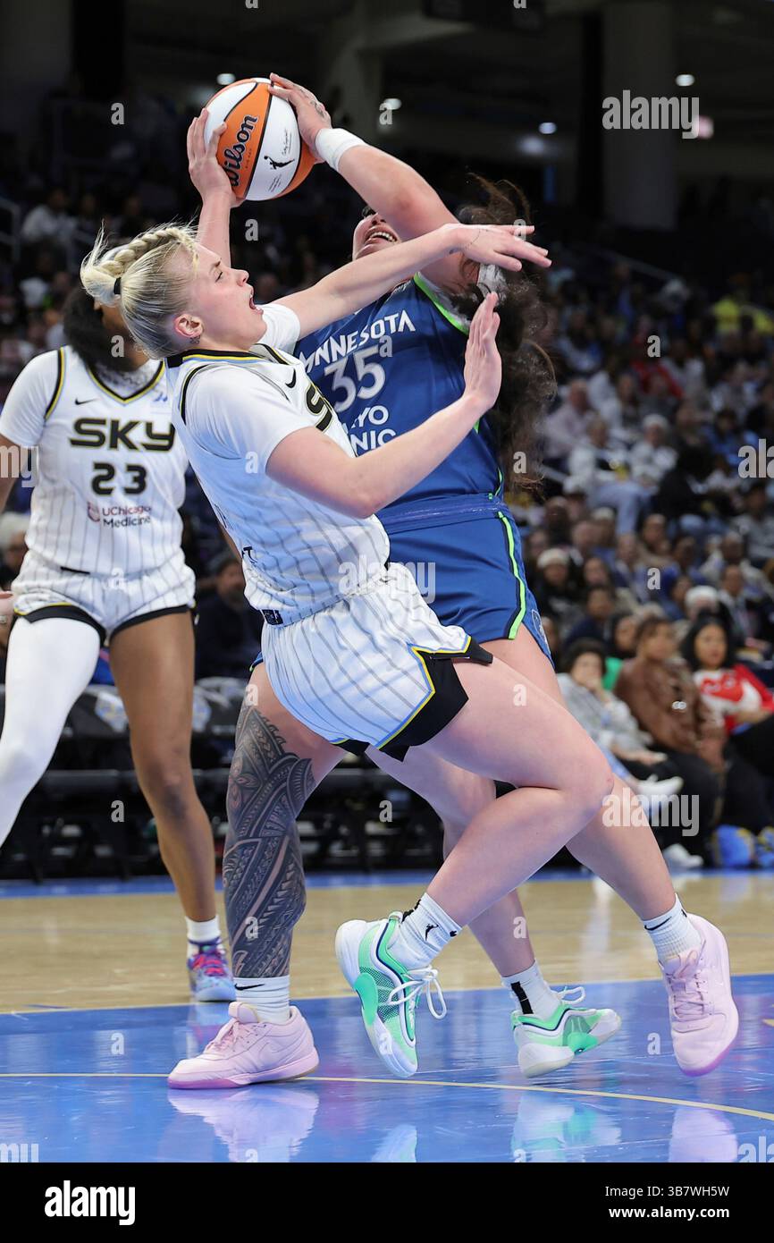 CHICAGO, IL - MAY 06: Alissa Pili #35 of the Minnesota Lynx is called ...