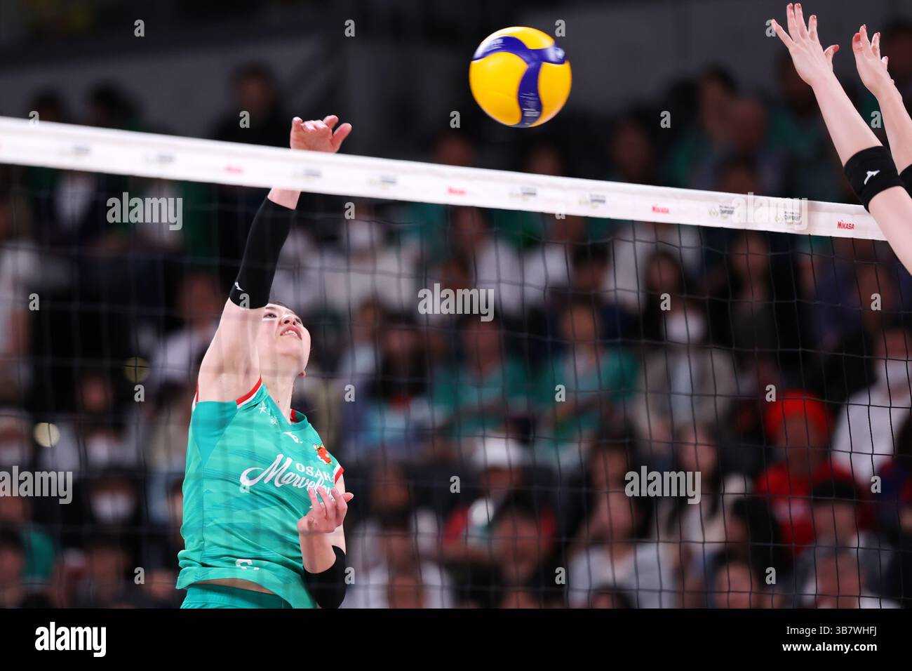 Tokyo, Japan. 3rd May, 2025. Mizuki Tanaka () Volleyball : 2024-25 SV.LEAGUE Women Championship ...