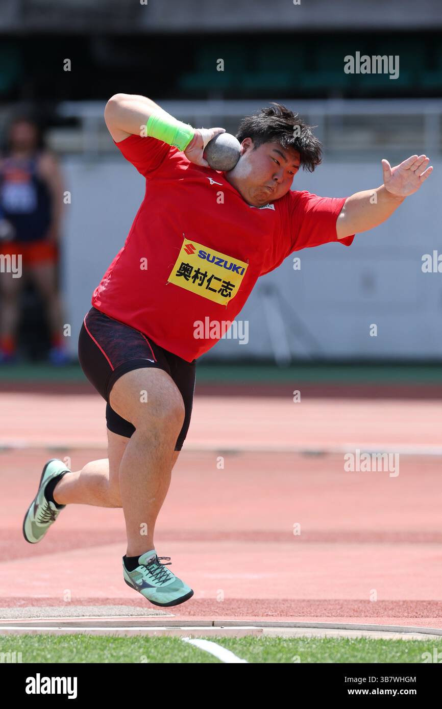Ecopa Stadium, Shizuoka, Japan. 3rd May, 2025. Hitoshi Okumura, MAY 3, 2025 - Athletics : The ...
