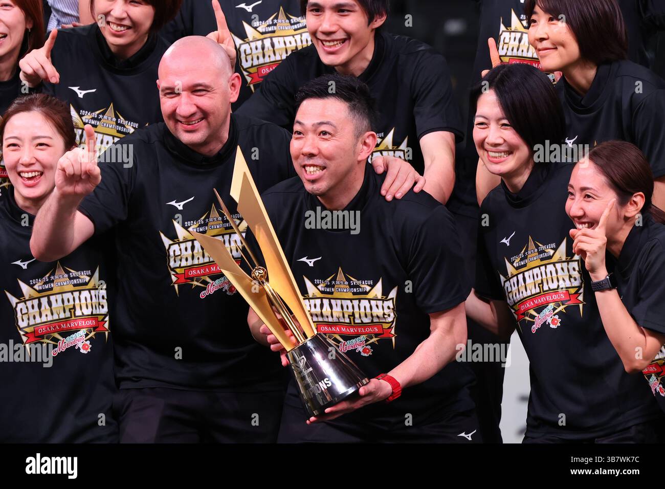 Tokyo, Japan. 3rd May, 2025. Daisuke Sakai (), Osaka Marvelous team group Volleyball : 2024-25 ...