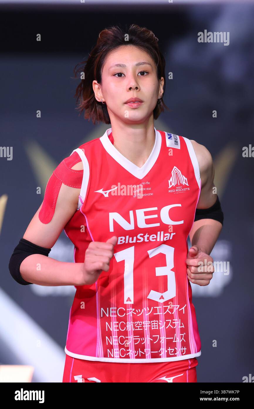 Yukiko Wada (NEC), MAY 3, 2025 - Volleyball : 2024-25 SV.LEAGUE Women Championship Finals match ...