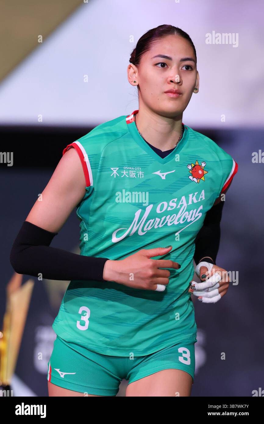 Sachi Minowa (), MAY 3, 2025 - Volleyball : 2024-25 SV.LEAGUE Women ...