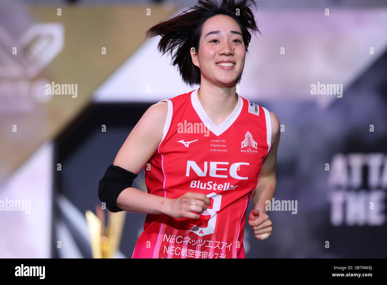 Tokyo, Japan. 3rd May, 2025. Shiori Tsukada (NEC) Volleyball : 2024-25 SV.LEAGUE Women ...