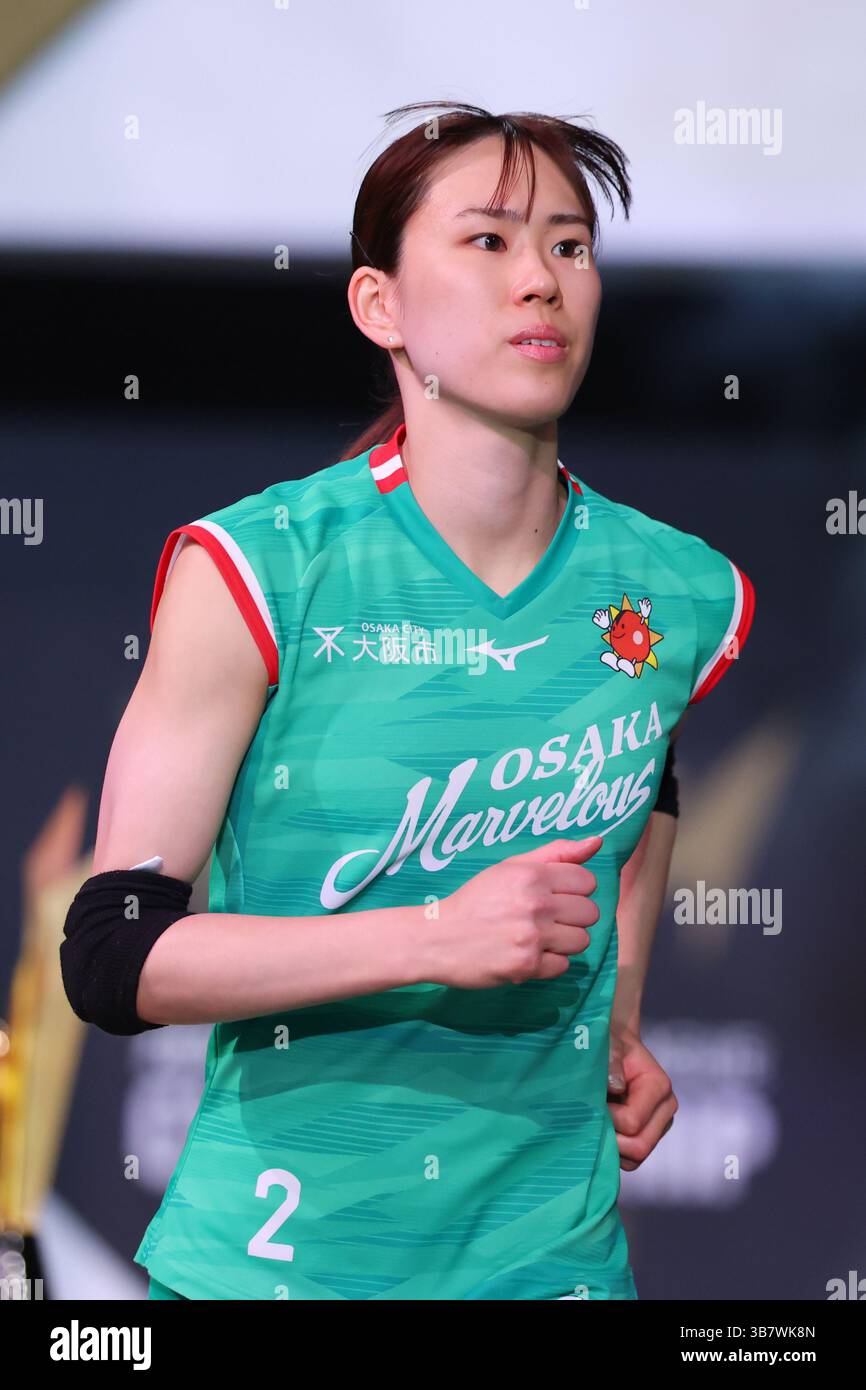 Kotona Hayashi (), MAY 3, 2025 - Volleyball : 2024-25 SV.LEAGUE Women Championship Finals match ...