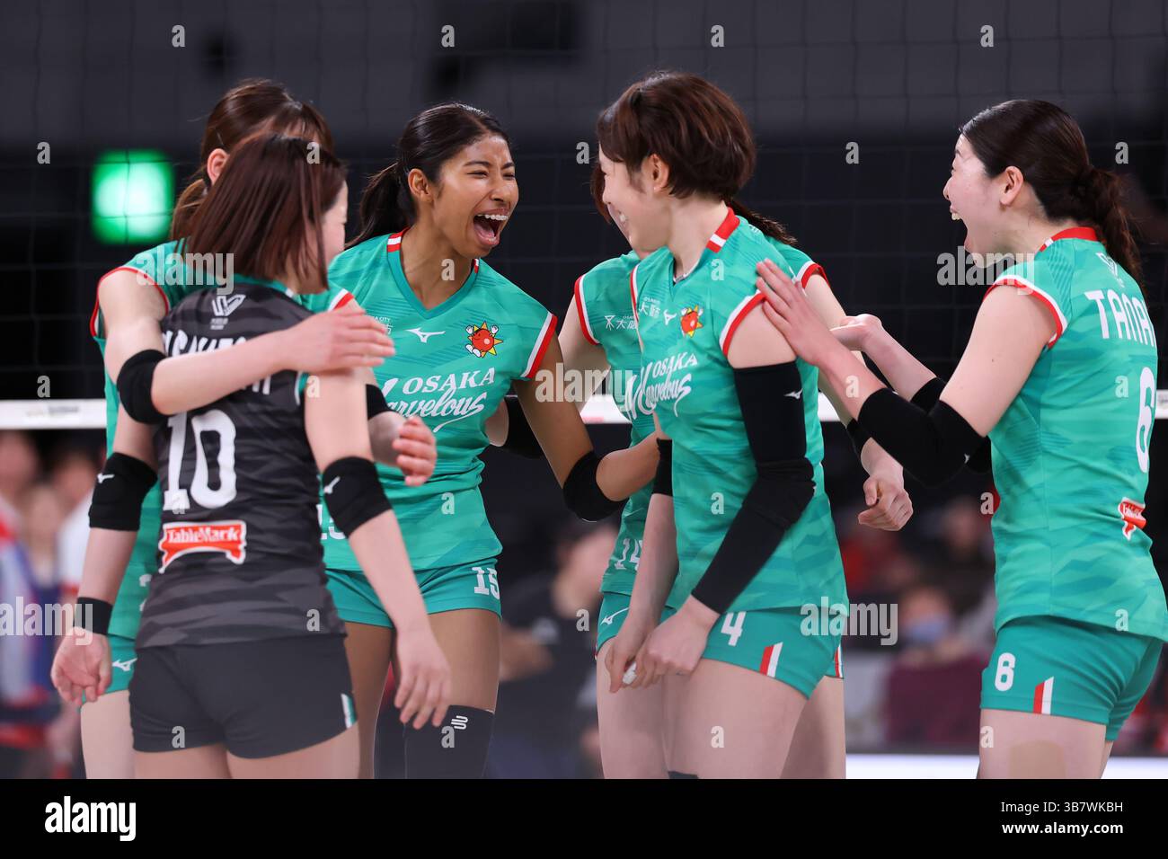 Tokyo, Japan. 3rd May, 2025. Osaka Marvelous team group Volleyball : 2024-25 SV.LEAGUE Women ...
