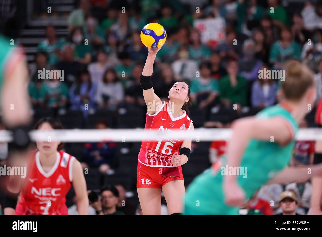 Tokyo, Japan. 3rd May, 2025. Haruko Sasaki (NEC) Volleyball : 2024-25 SV.LEAGUE Women ...