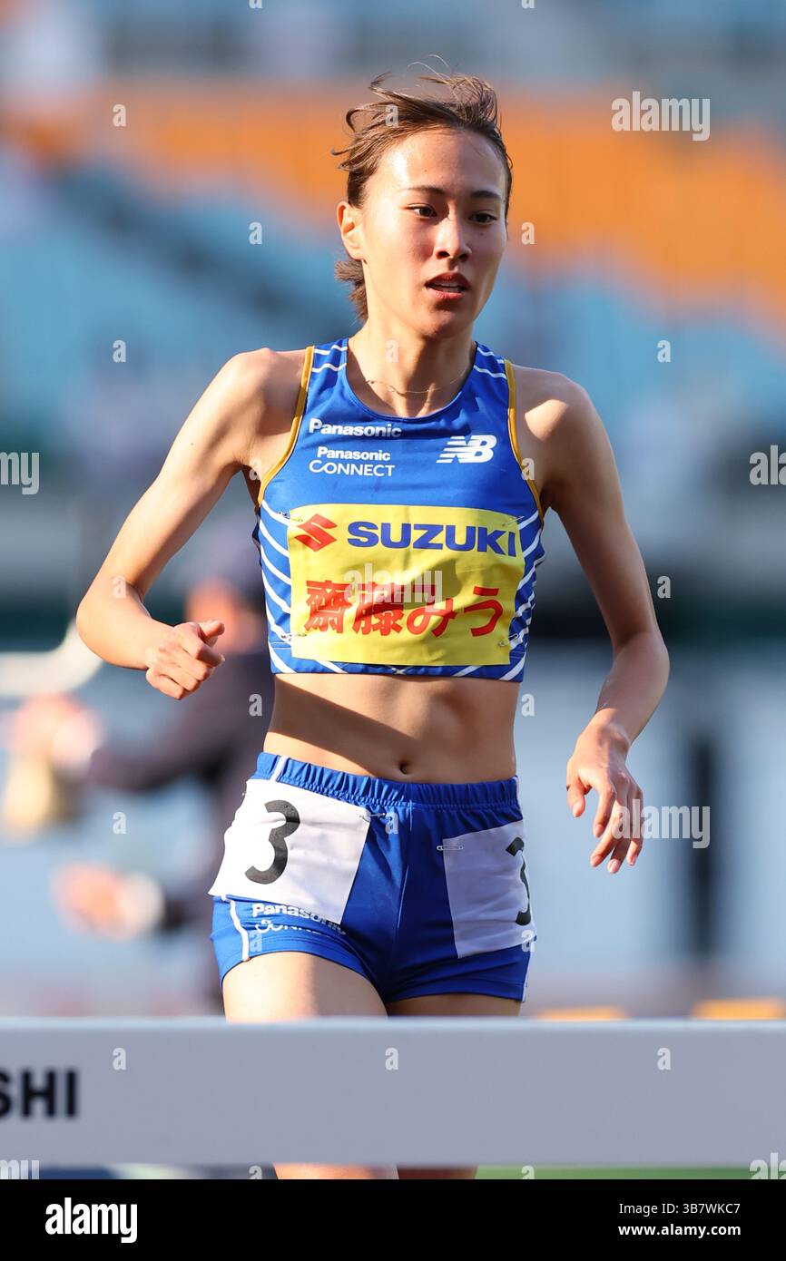 Ecopa Stadium, Shizuoka, Japan. 3rd May, 2025. Miu Saito, MAY 3, 2025 ...