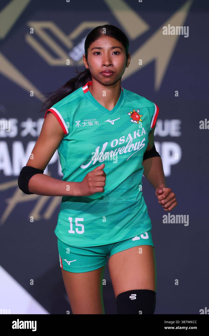Tokyo, Japan. 3rd May, 2025. Ameze Miyabe () Volleyball : 2024-25 SV ...