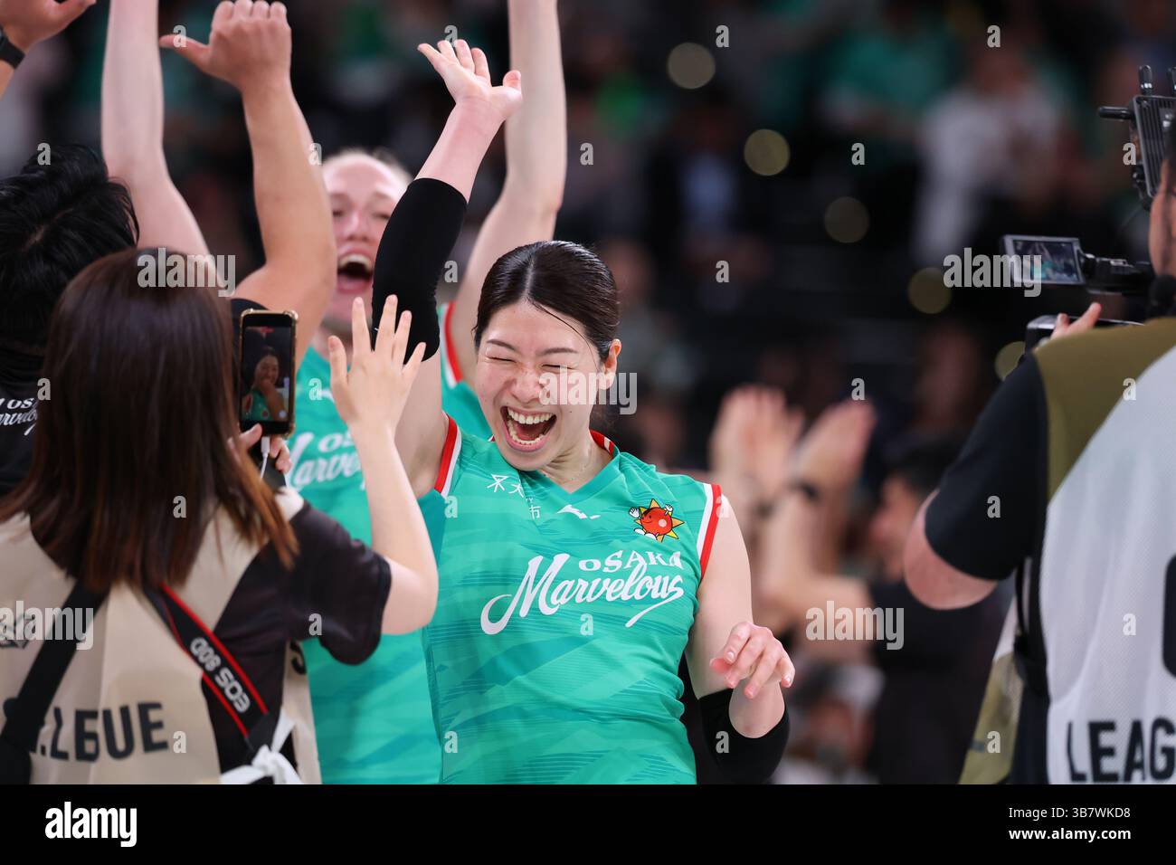 Mizuki Tanaka (), MAY 3, 2025 - Volleyball : 2024-25 SV.LEAGUE Women Championship Finals match ...