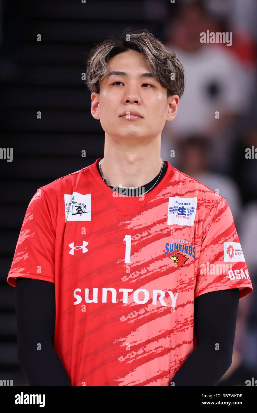 Tokyo, Japan. 3rd May, 2025. Taishi Onodera () Volleyball : 2024-25 SV.LEAGUE Men Championship ...