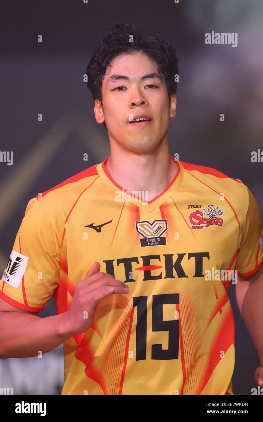 Tokyo, Japan. 3rd May, 2025. Kento Miyaura () Volleyball : 2024-25 SV ...