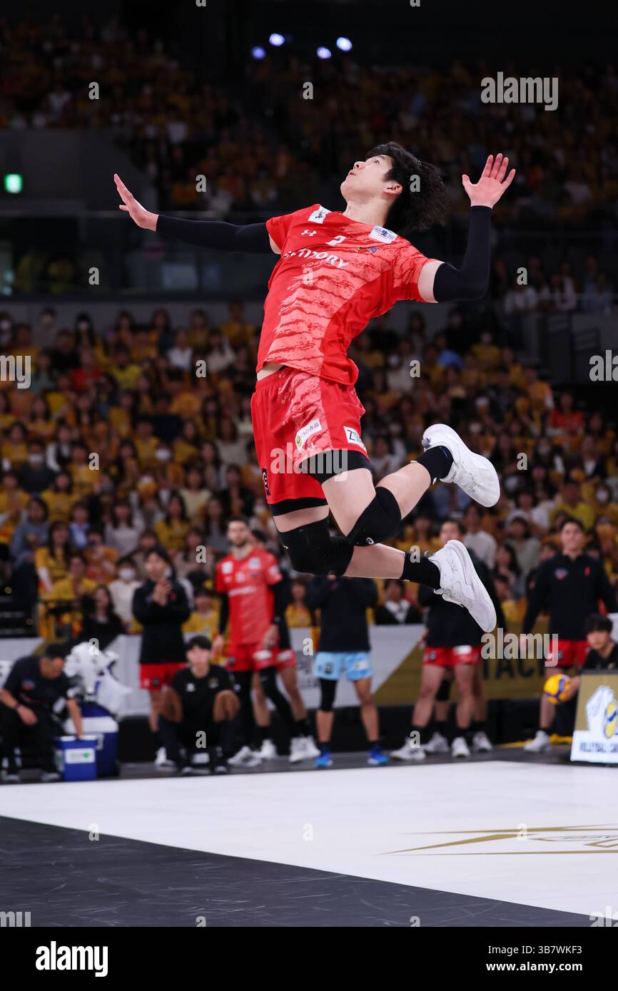 Kenji Sato (), MAY 3, 2025 - Volleyball : 2024-25 SV.LEAGUE Men Championship Finals match ...
