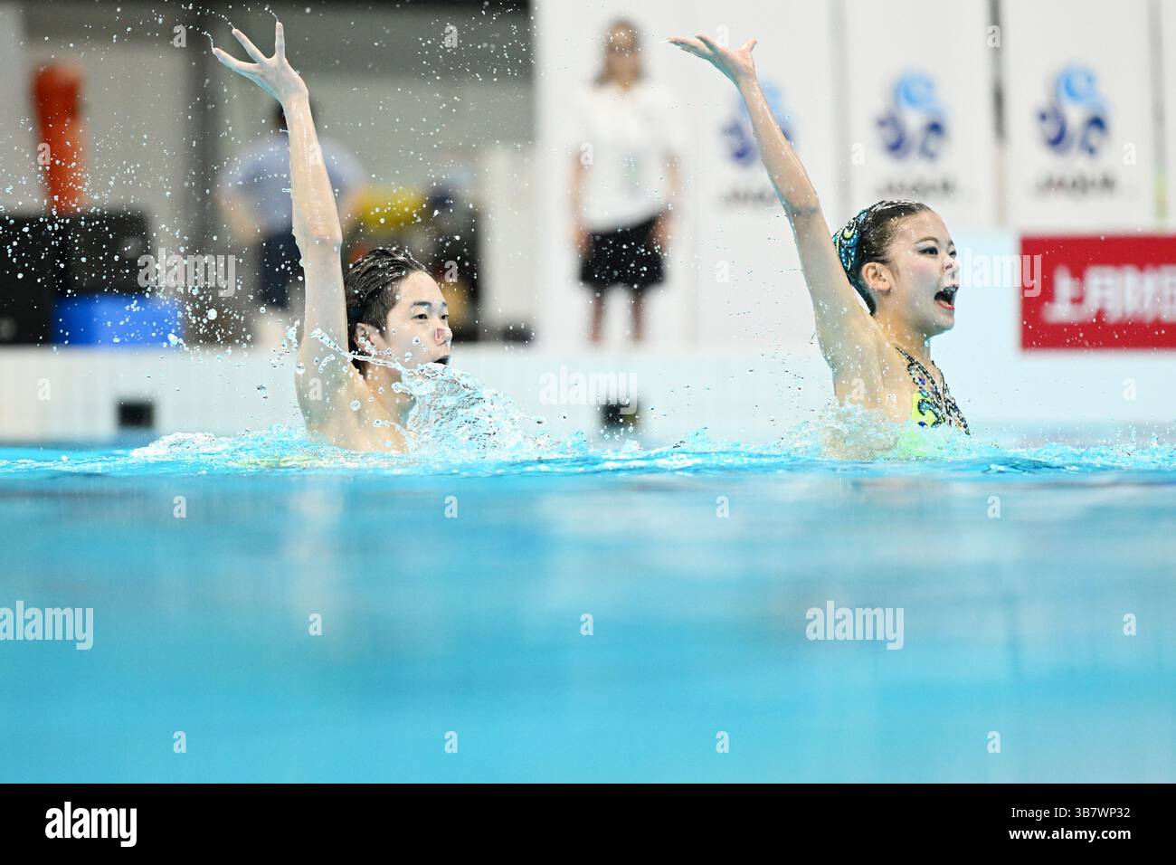 Tokyo Aquatics Centre, Tokyo, Japan. 4th May, 2025. Kairi Fujiwara & Yurika Nishigaki, MAY 4 ...