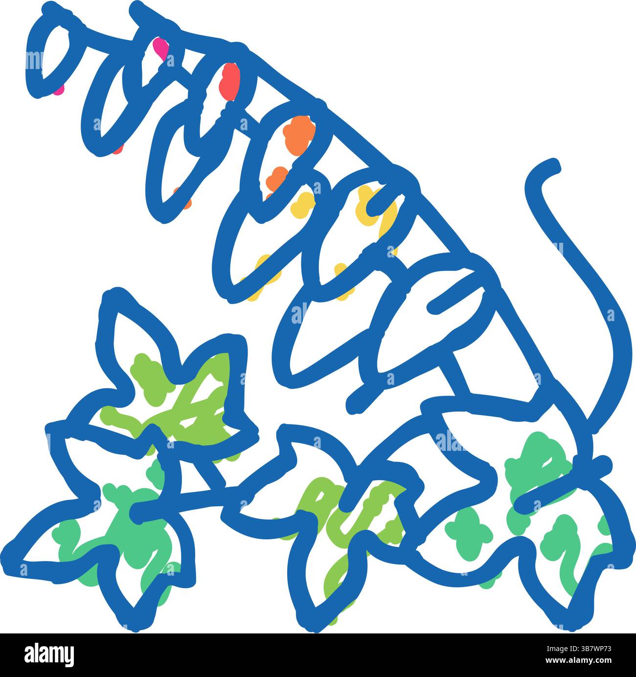 firecracker vine icon doodle illustration Stock Vector Image & Art - Alamy