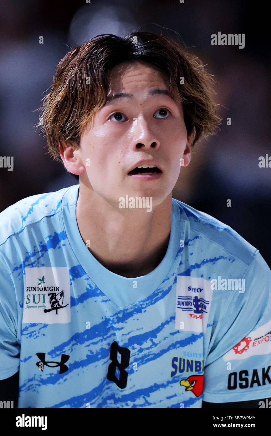 Chiba, Japan. 5th May, 2025. Soshi Fujinaka () Volleyball : 2024-25 SV.LEAGUE Men Championship ...