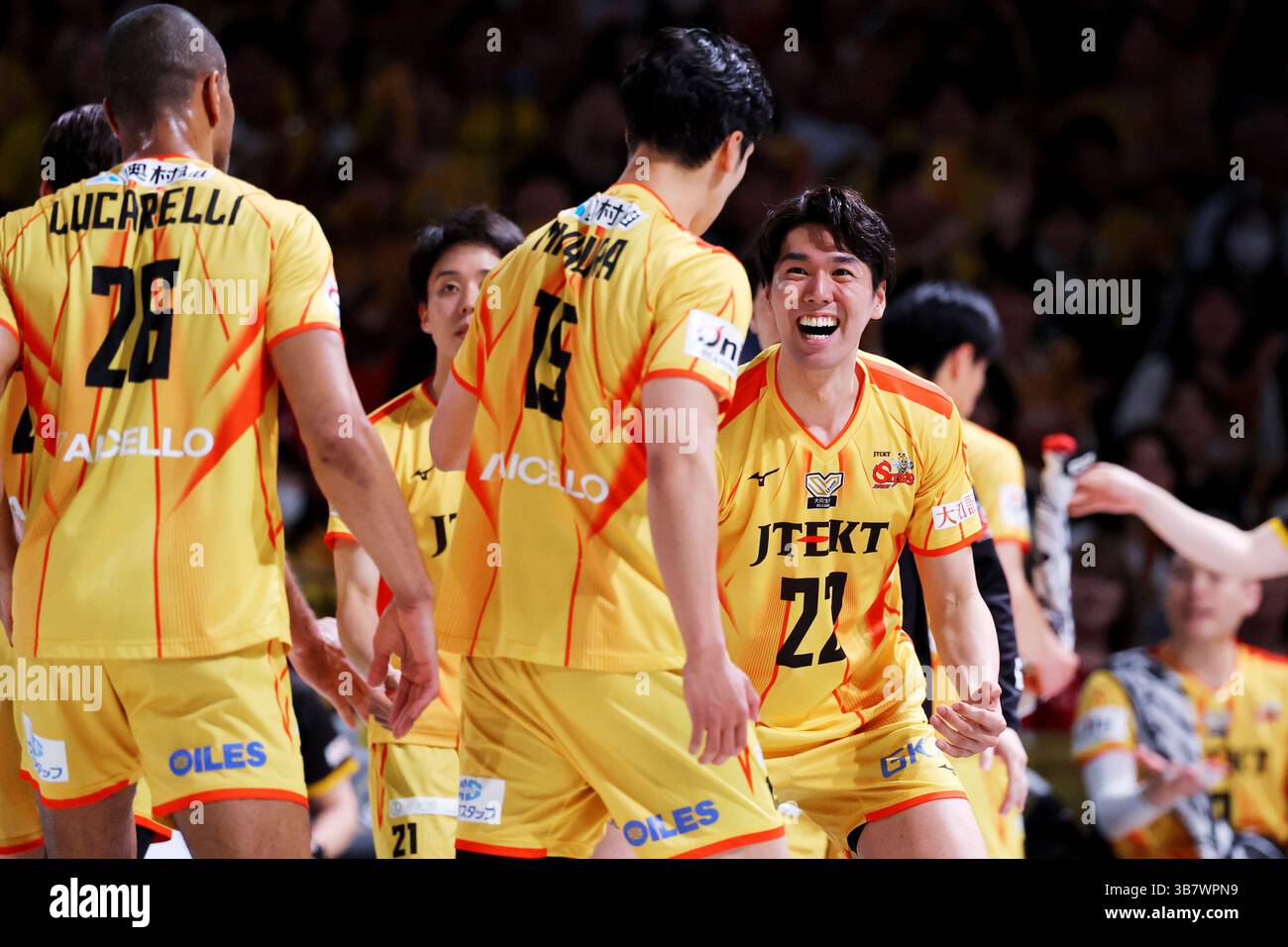 Daigo Iwamoto (), MAY 5, 2025 - Volleyball : 2024-25 SV.LEAGUE Men Championship Finals match ...