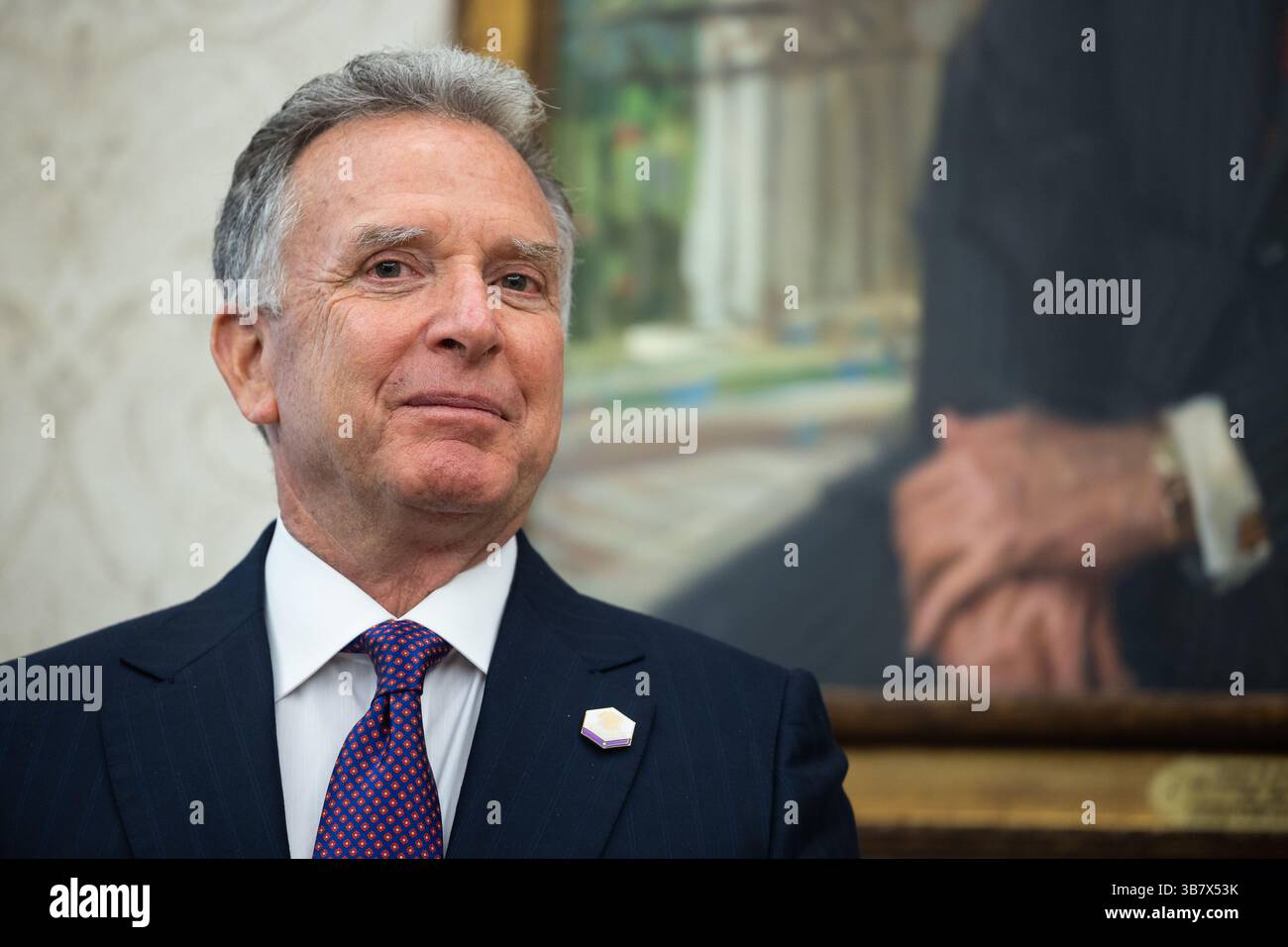 United States Special Envoy to the Middle East Steven Witkoff looks on ...