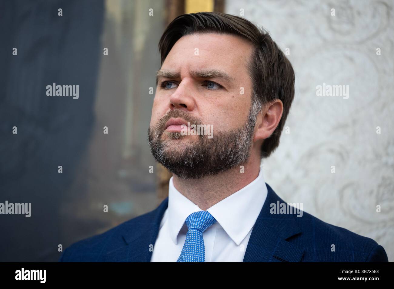 United States Vice President JD Vance in the Oval Office of the White ...
