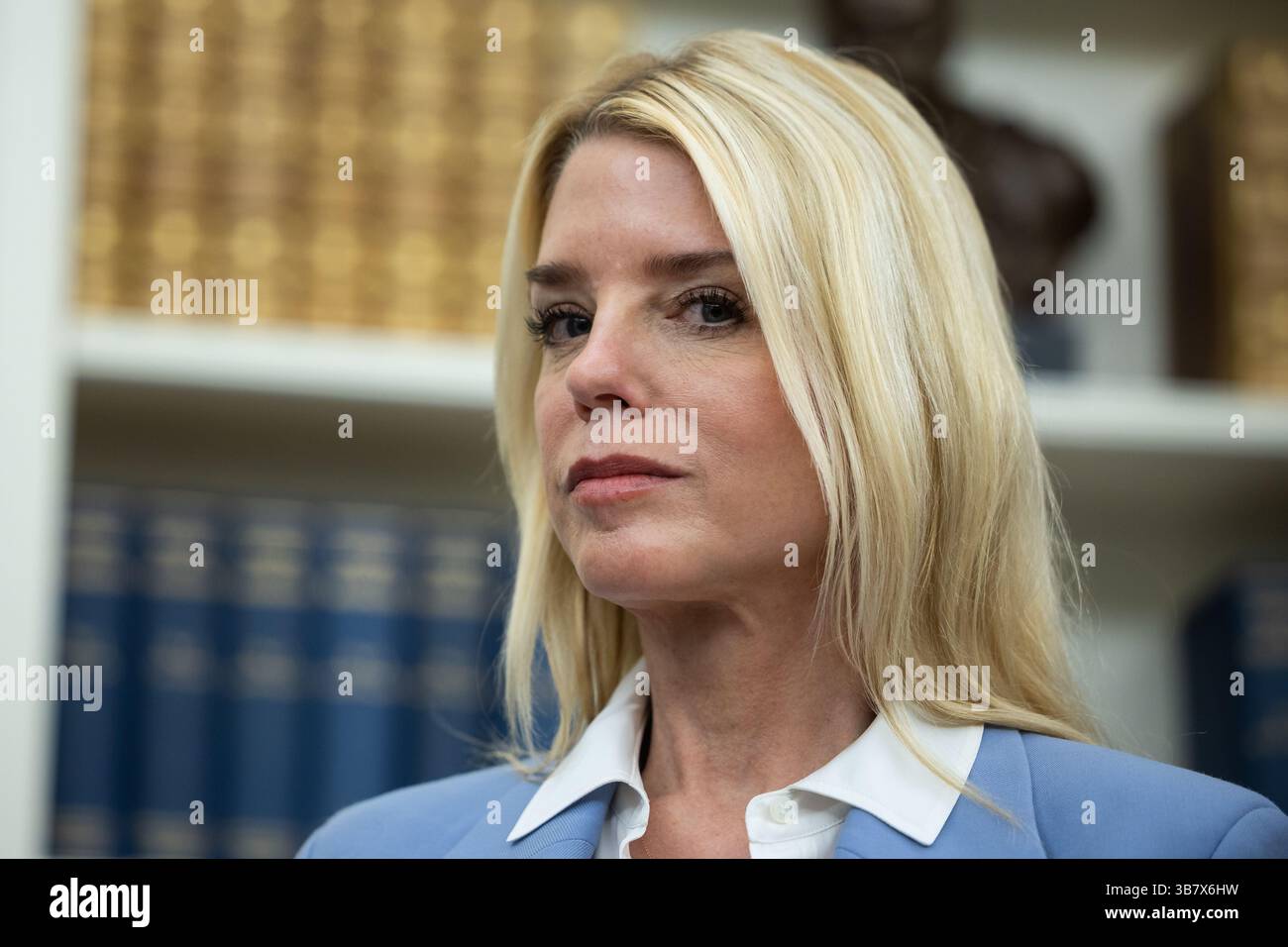 United States Attorney General Pam Bondi in the Oval Office of the ...