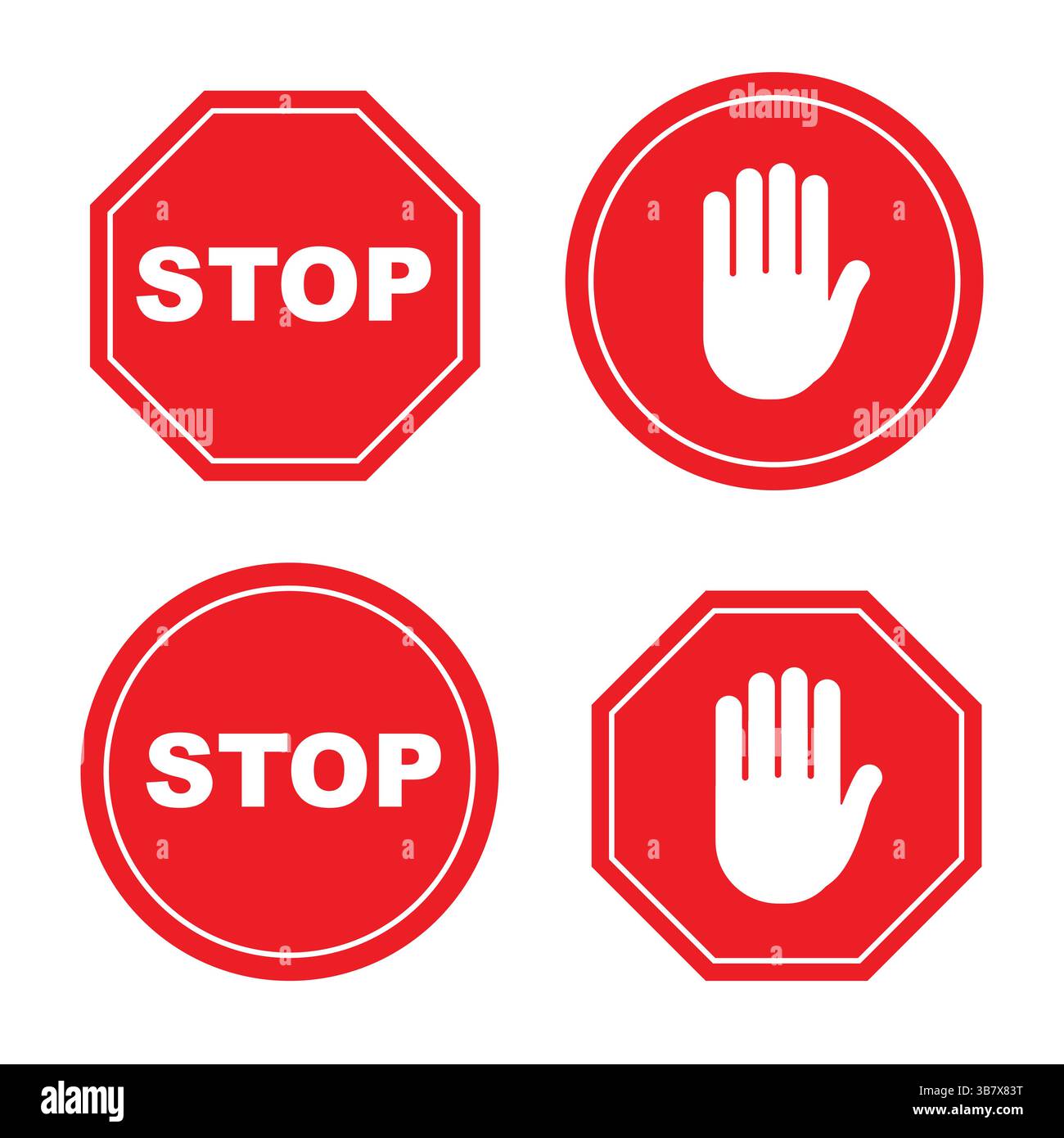 Understanding traffic signs Stock Vector Images - Alamy