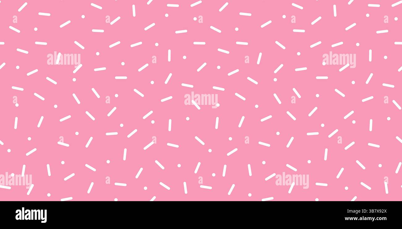 Simple Sprinkle Pattern. Pink confetti sprinkles. Kid celebrate ...